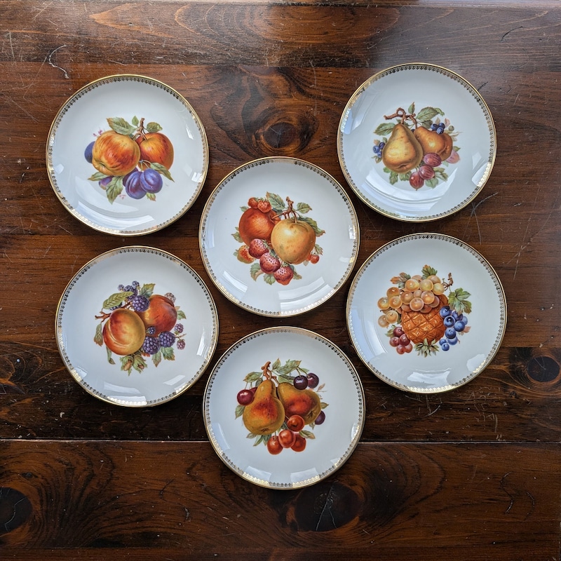 Fruit Design Plate - Etsy