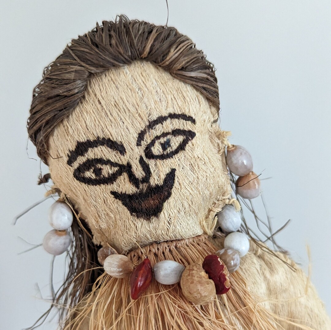 Vintage Hand-made Tree Bark Doll, Tikuna People, Columbia, Folk Art - Etsy