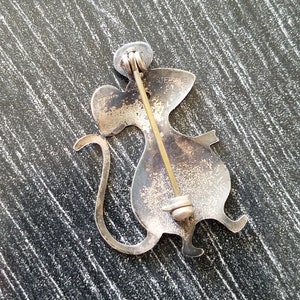 Vintage Sterling Silver Standing Mouse Pin Brooch — Adorable! - Etsy