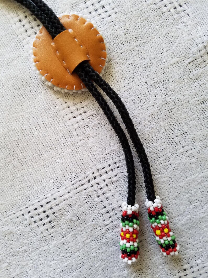 1970s Trio: Handmade Beaded Native American Bolo new | Etsy