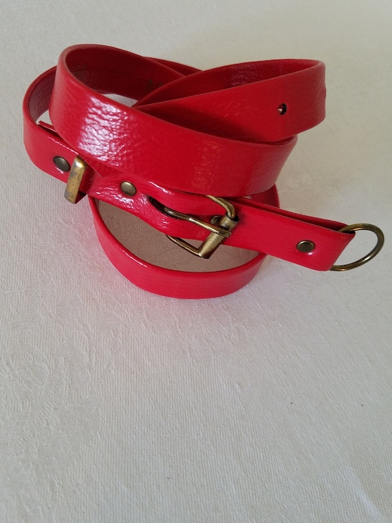 Vintage thin belt buckle - Gem