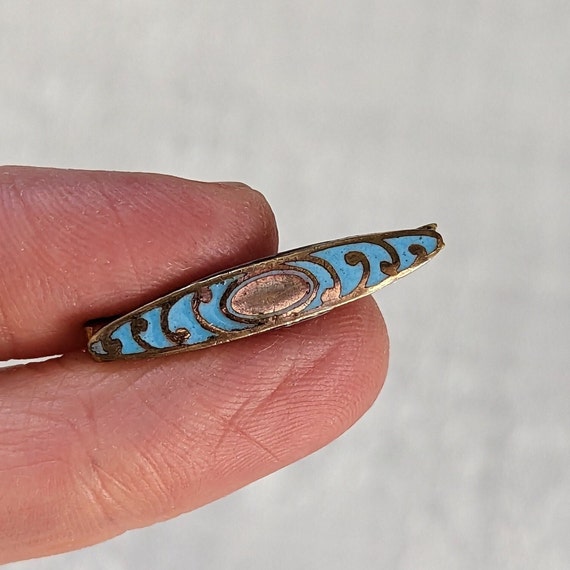 Vintage to Antique Lovely Lingerie Pin Bar Pin, Light… - Gem