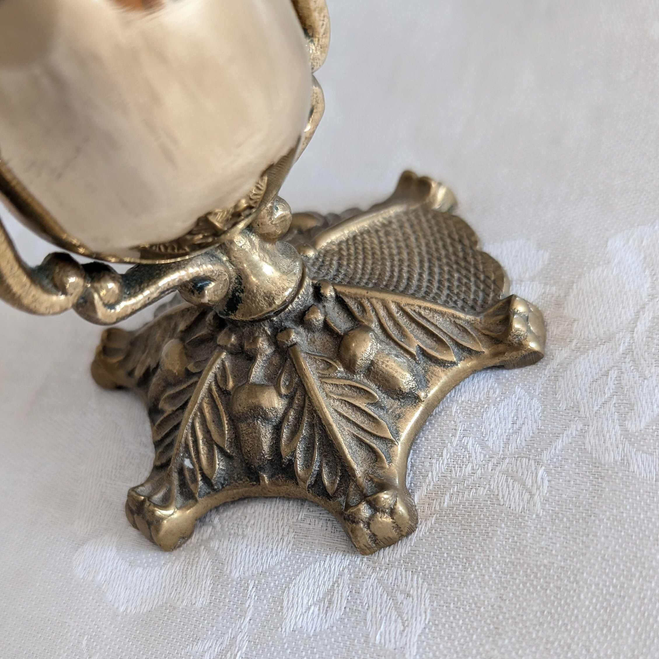Antique Mid-19th Century Acorn Match Safe, Victorian Match Holder ...