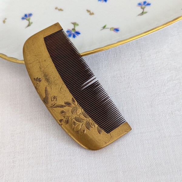 Japanese Wood Comb - Etsy