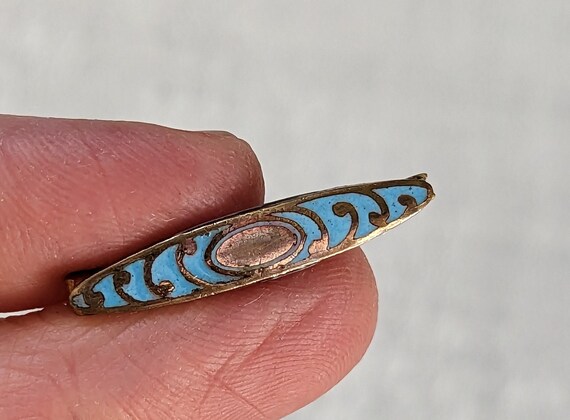 Vintage to Antique Lovely Lingerie Pin Bar Pin, Light… - Gem