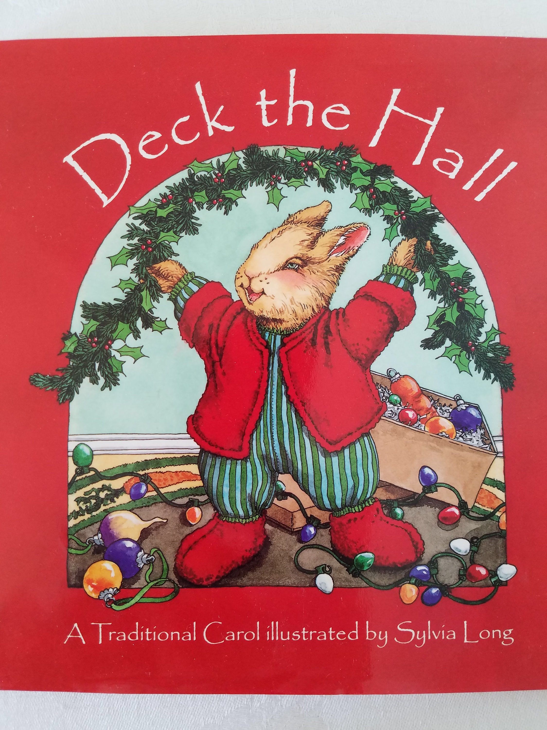 Vintage Childrens Book Deck the Hall: A Traditional Carol - Etsy