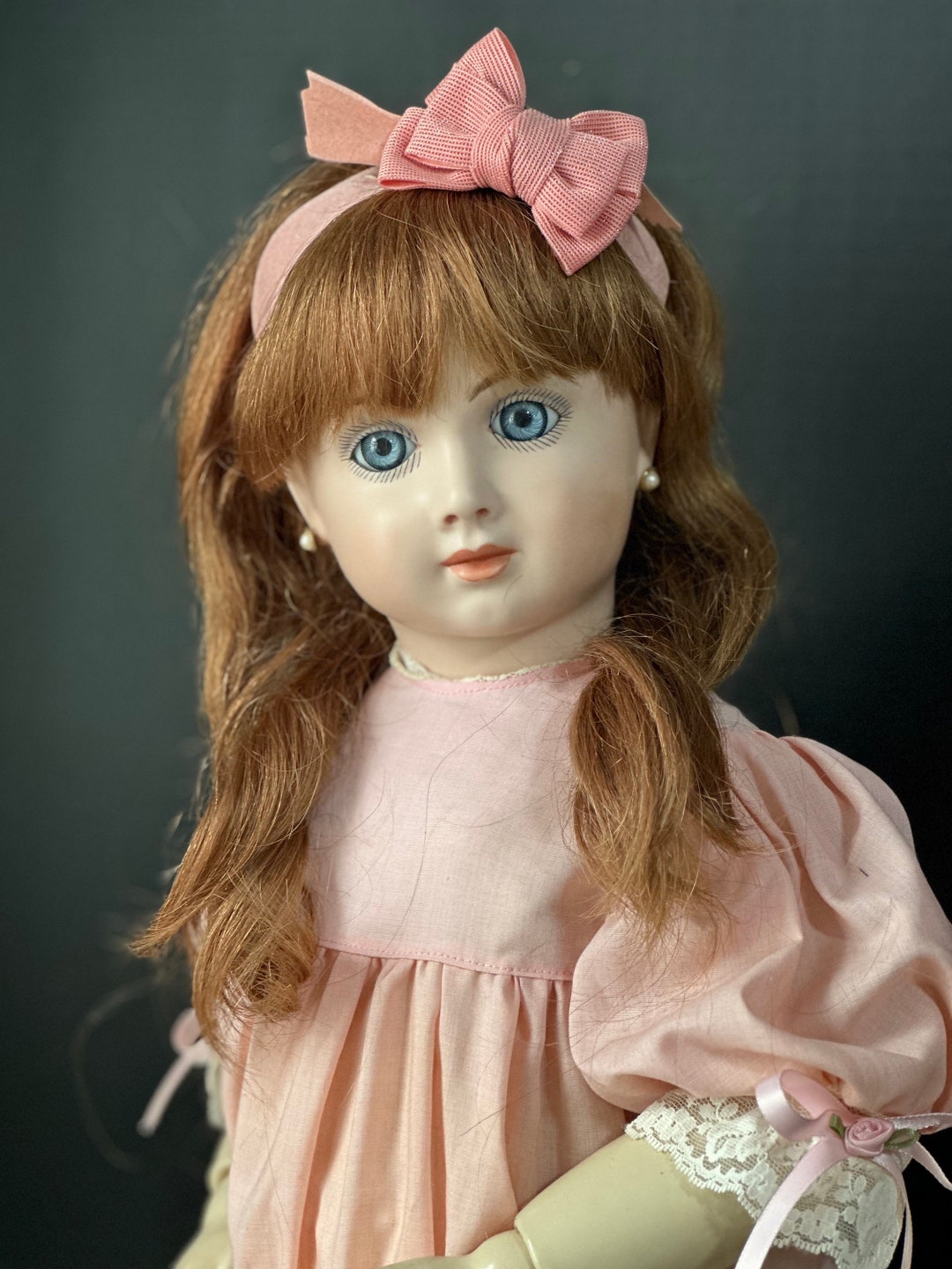 Vintage Reproduction of Antique French Andre Thuillier A.14.T 26 Doll ...
