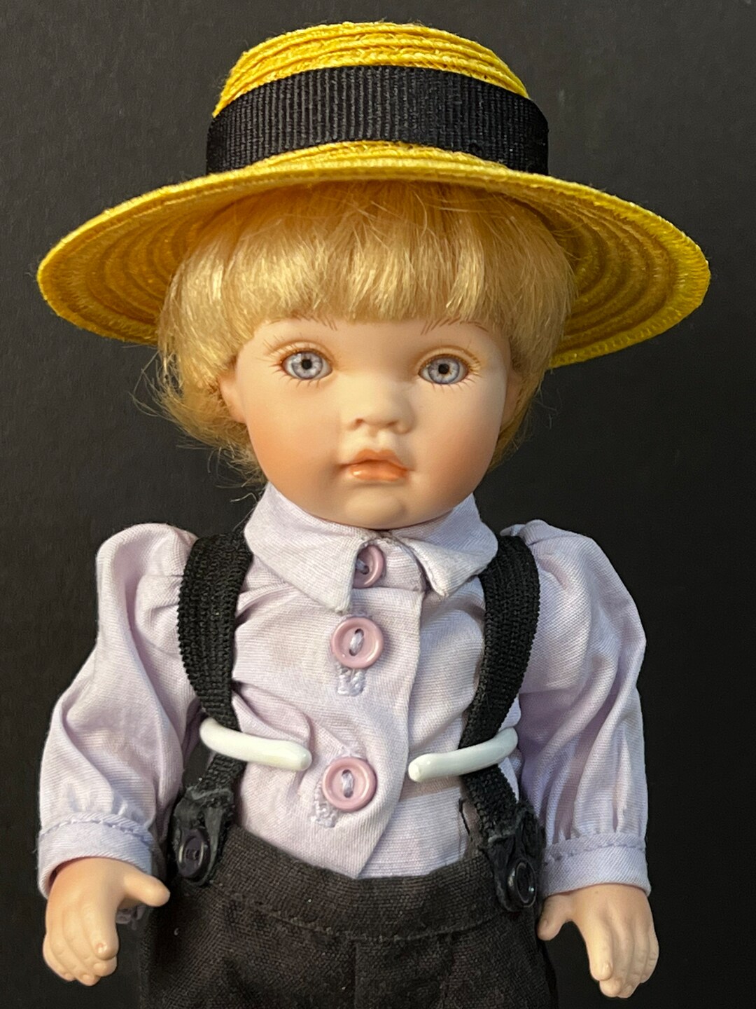 Original Pauline 6 Paulinettes Porcelain Doll jacob Amish Children ...