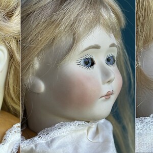 Collectible 17 Wood Porcelain Doll Colette C Lynne & Michael Roche 1985 ...
