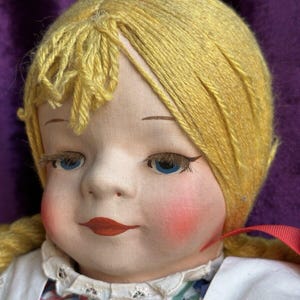 Rare Vintage Large 25” Georgene Averill Mask Face Cloth Doll - Etsy