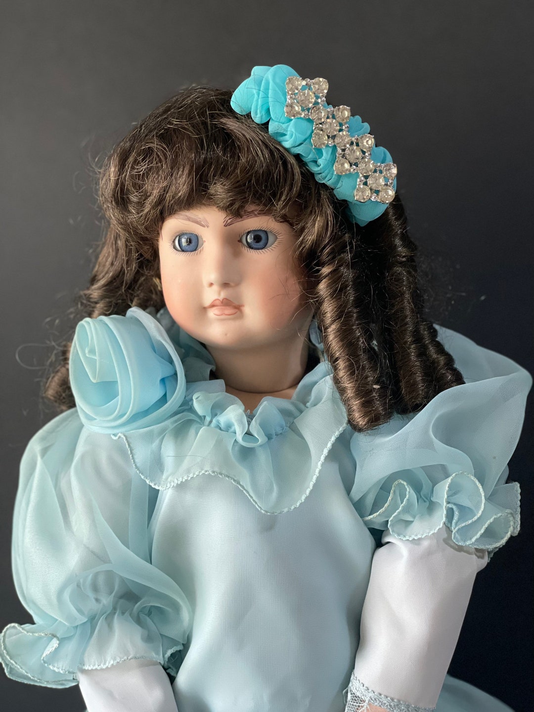 Vintage Reproduction of French Tete Jumeau 23 Doll Porcelain Head ...