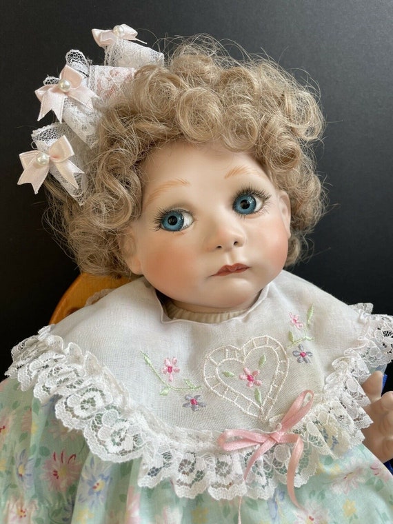 Collectible Handmade Artist Porcelain Girl Doll on Toilet LE - Etsy