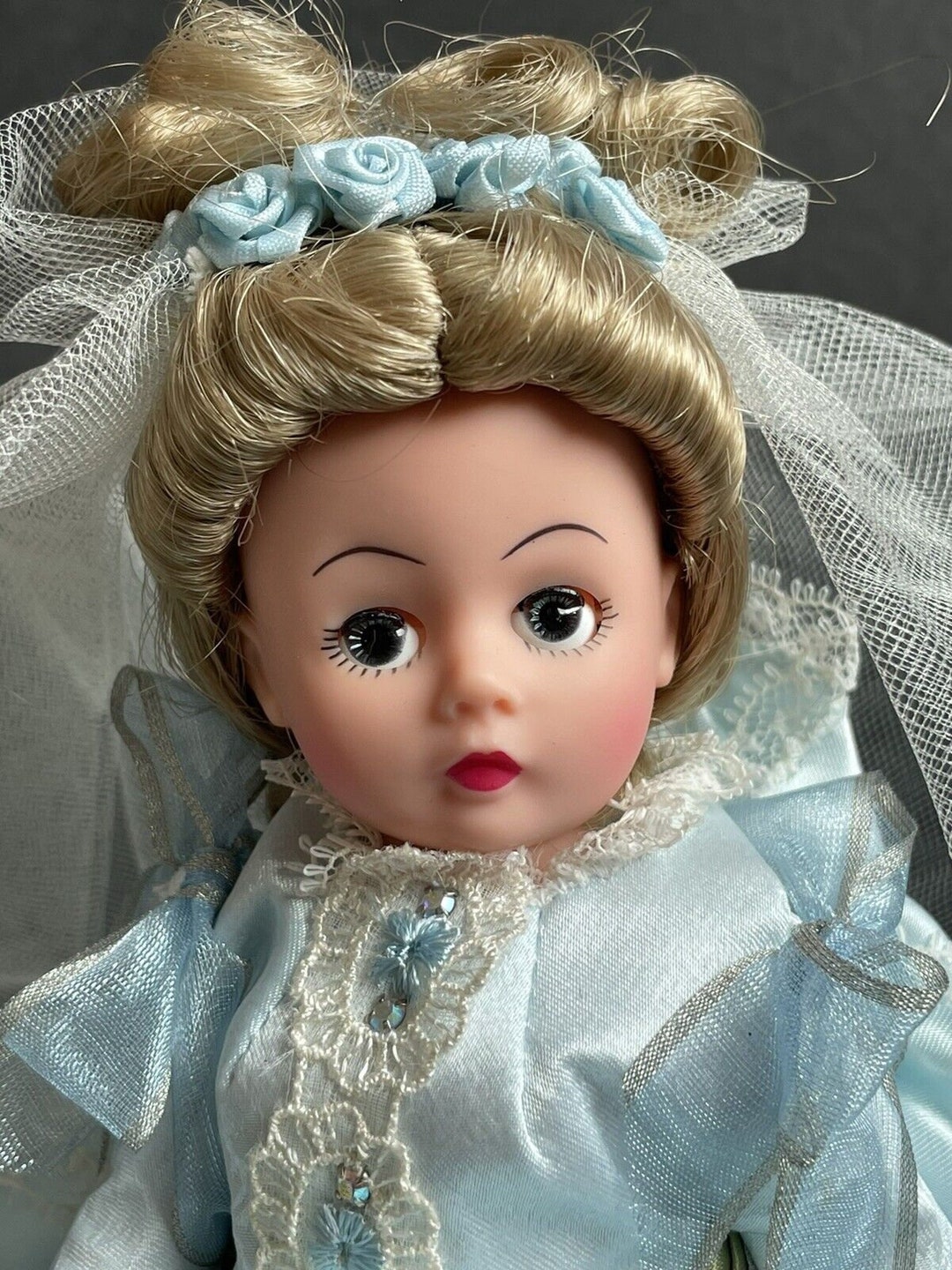 Madame Alexander Victorian Bride Blue Dress Contemporary Plastic Doll ...