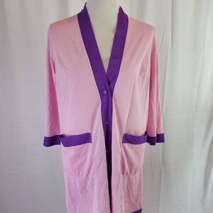 1970s Robe Vintage 70s Pink Retro House Coat | Etsy