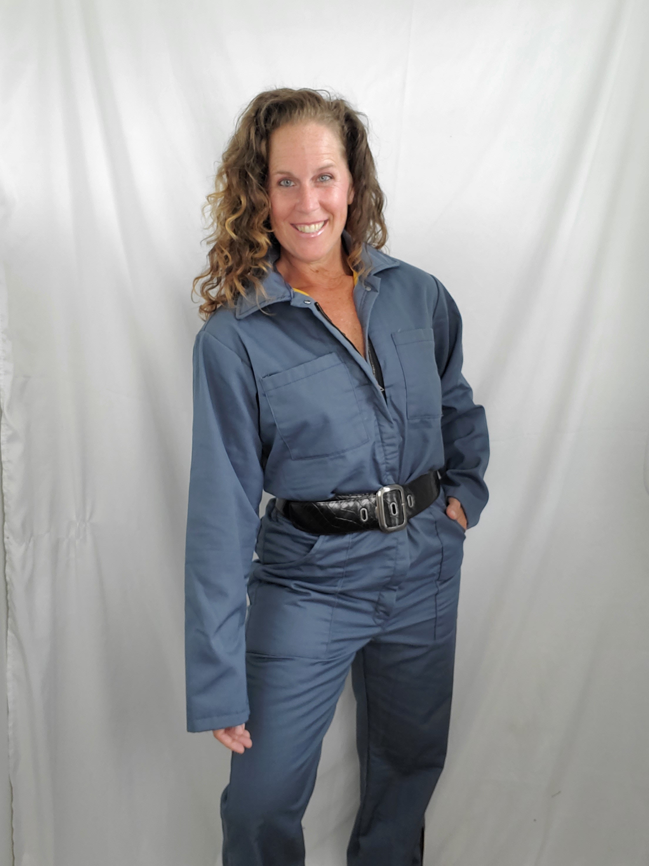 Vintage Coveralls Wolf of Waco Mechanic Blue Jumpsuit - Etsy
