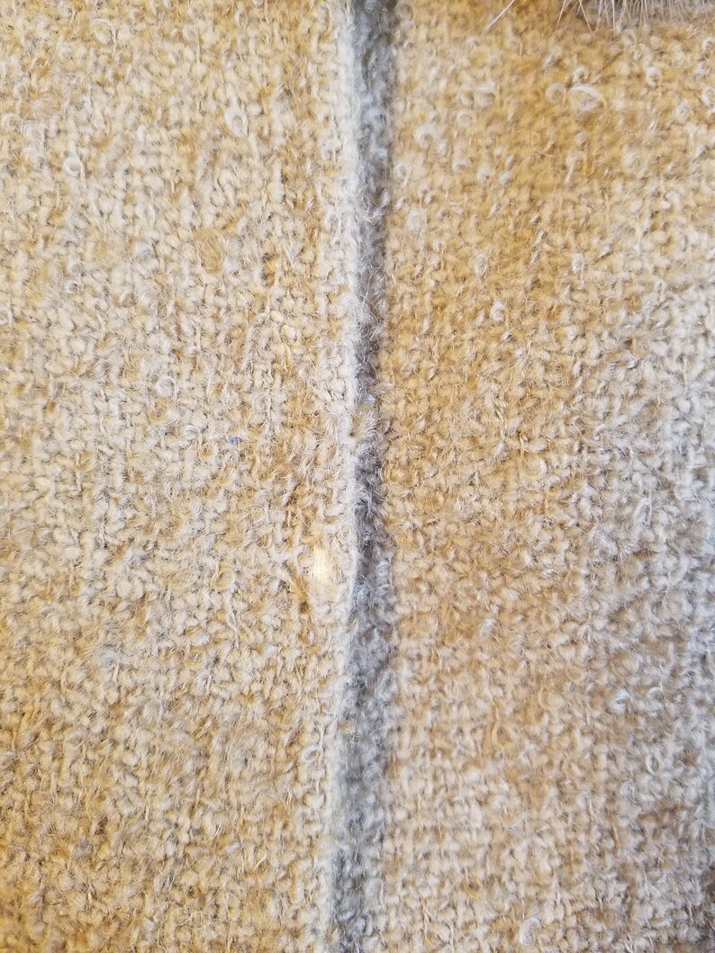 1960s Coat Belk Simpson Co. Vintage 60s Boucle Wool Tan Jacket - Etsy