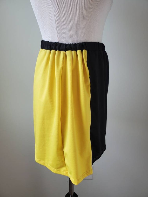 1990s skirt block color vintage 90s Lejay tennis mini - Gem