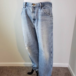1980s Jeans Wrangler Vintage 80s Ripped Denim - Etsy