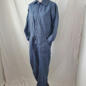 Vintage Coveralls Wolf of Waco Mechanic Blue Jumpsuit - Etsy