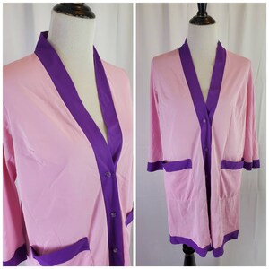 1970s Robe Vintage 70s Pink Retro House Coat | Etsy