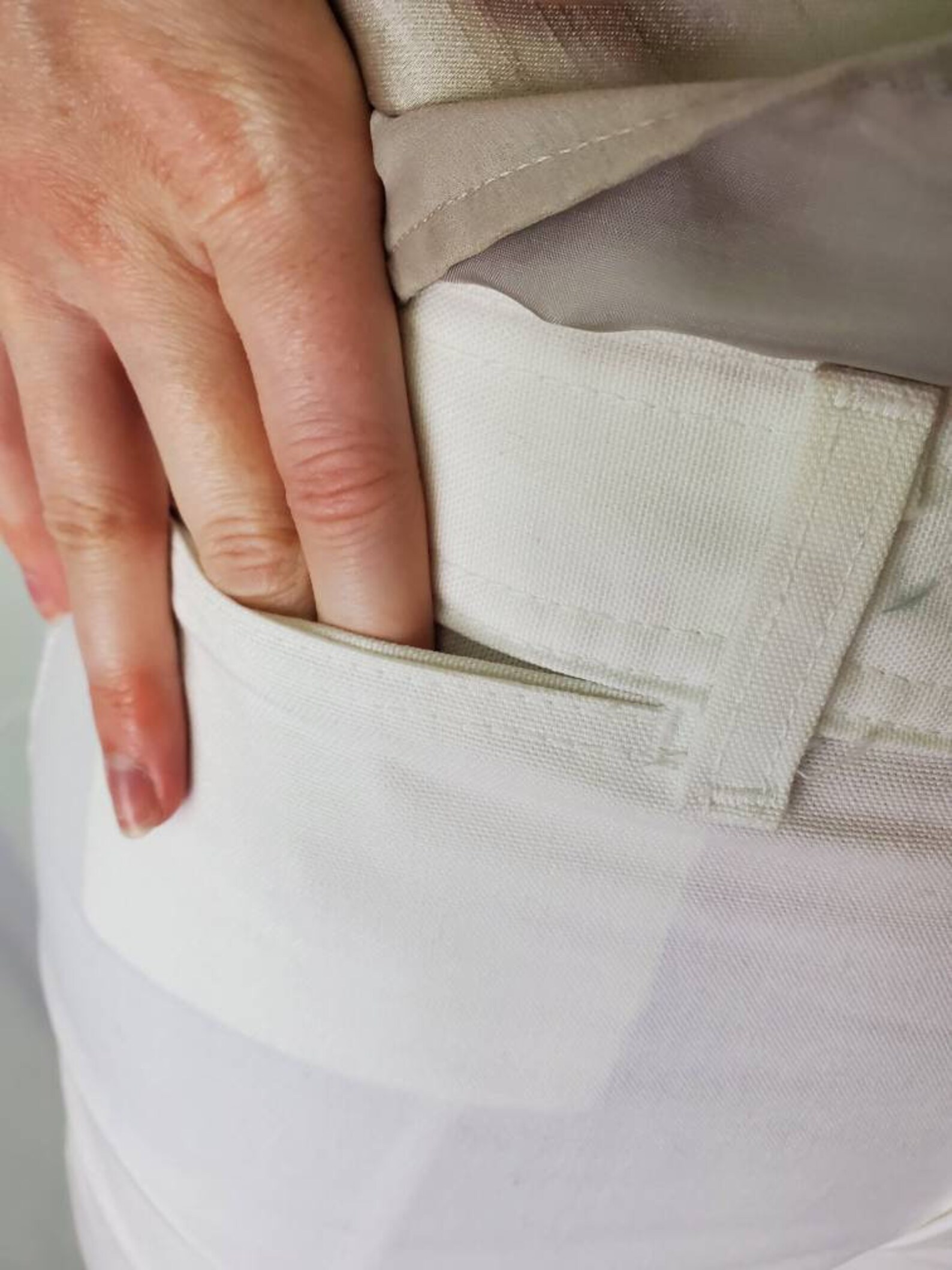 1980s Pants White Vintage 80s Pizzazz High Waist Slacks | Etsy