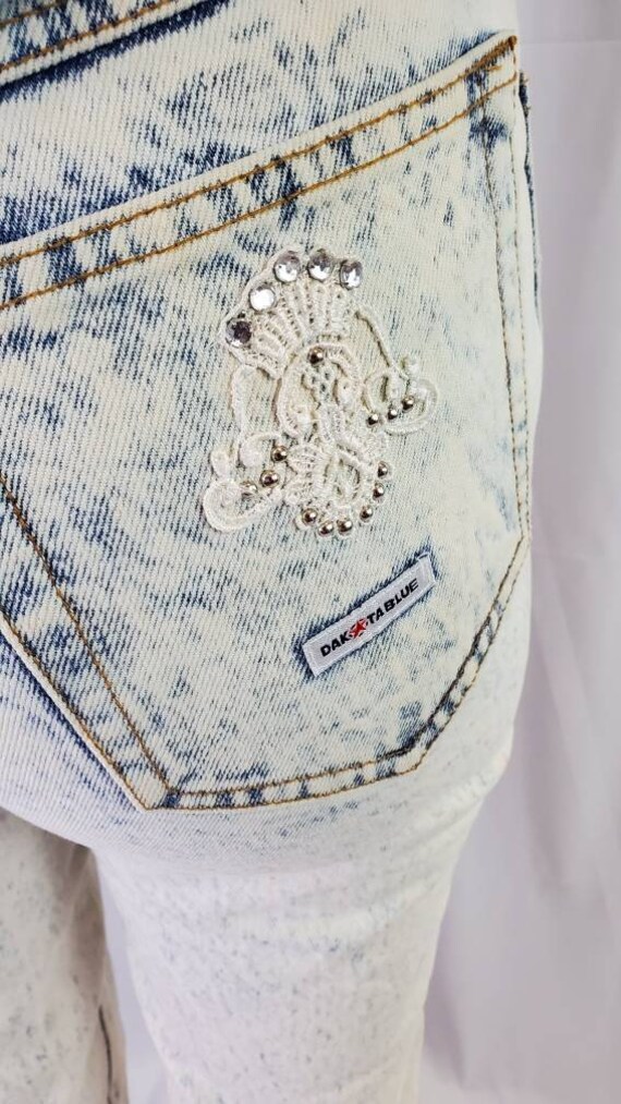 1980s jeans vintage 80s Dakota Blue acid washed denim… - Gem