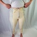 1960s Pants Vintage 60s Striped Retro Capris - Etsy
