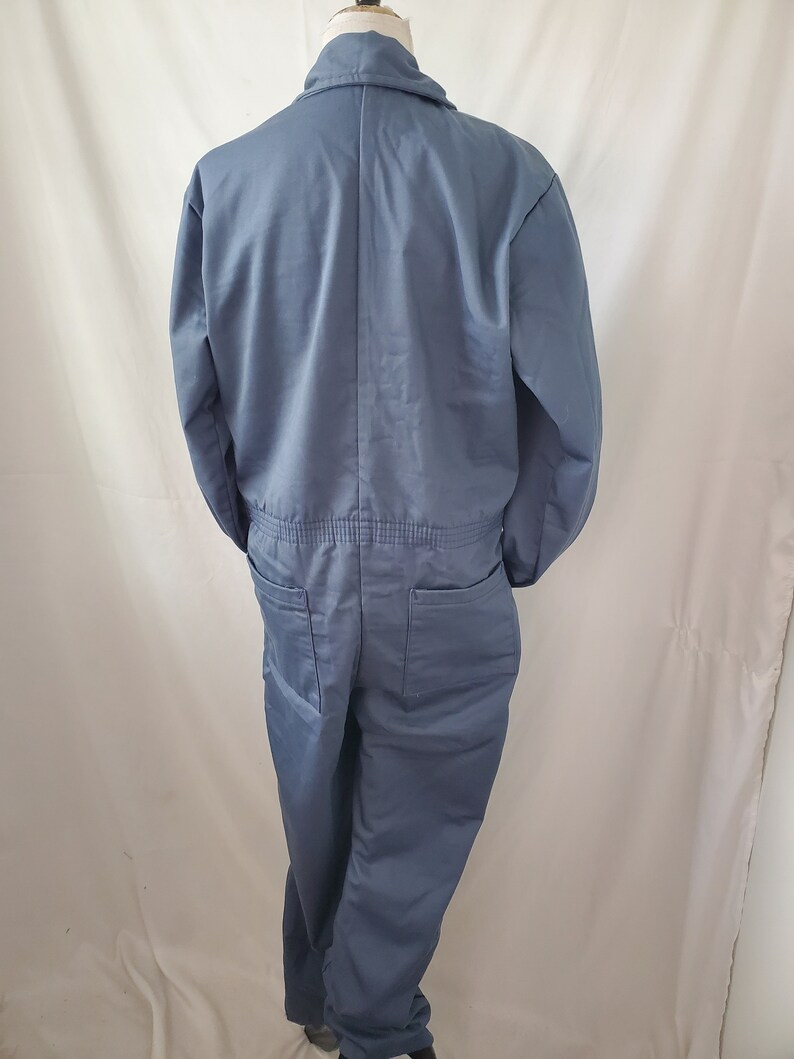 Vintage Coveralls Wolf of Waco Mechanic Blue Jumpsuit - Etsy