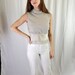 1980s Pants White Vintage 80s Pizzazz High Waist Slacks - Etsy