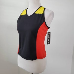 1990s Tank Lejay Vintage 90s Block Color Tennis Top - Etsy