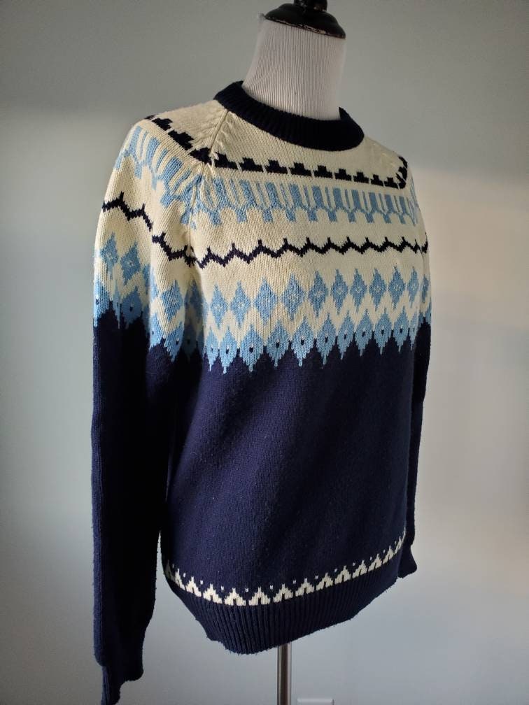 1980s Sweater Vintage 80s Career Club Pullover - Etsy