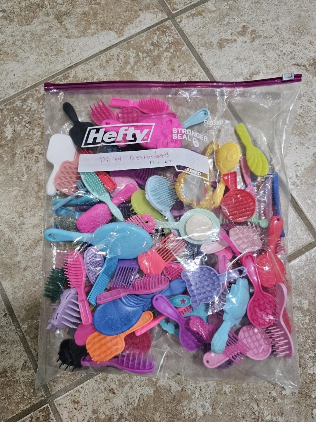 Barbie and Various Vintage and Current Doll Hair Brushes Combs 86 Total ...