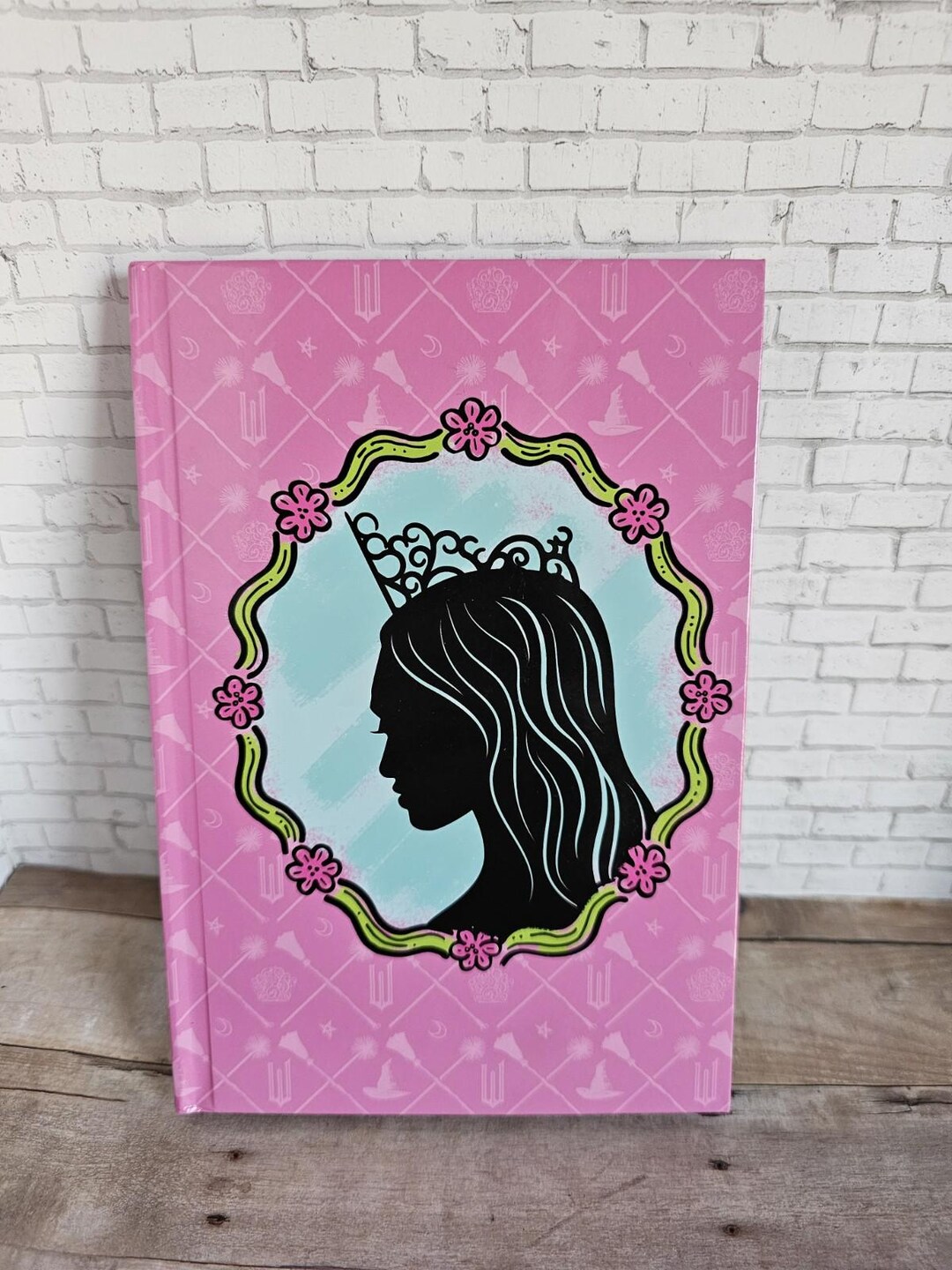 Wicked Movie Glinda Portrait Notebook 7x5 Hardcover Pink Goes Good With ...