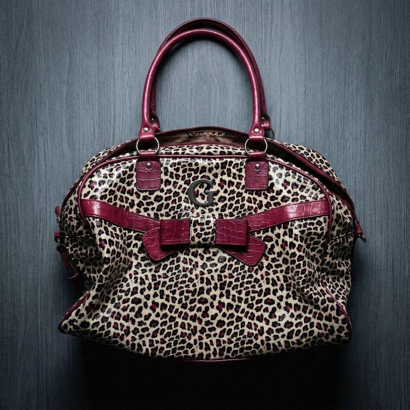 Guess Leopard Print Bag - Etsy New Zealand