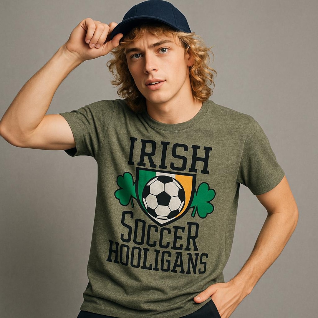 Walnut & 39th Green Irish Soccer Hooligans T Shirt M Graphic St Patrick ...
