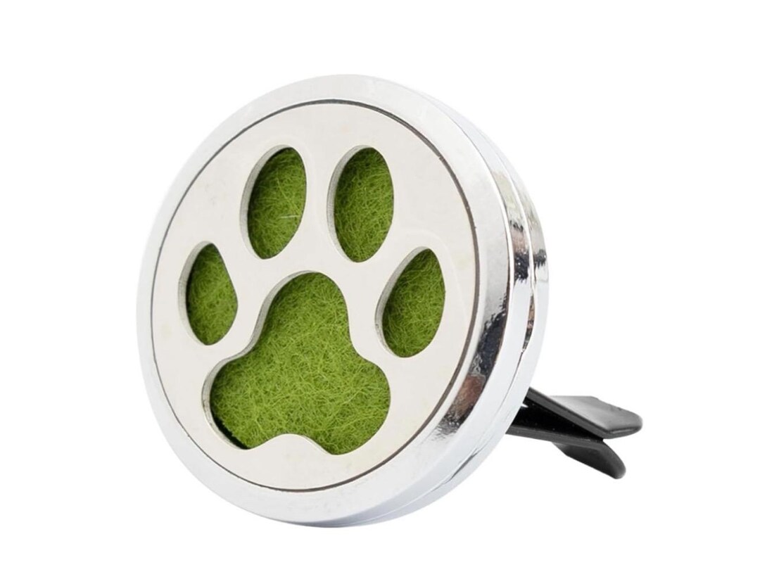Dog Paw Car Vent Clip, Dog Paw Car Diffuser, Car Air Freshener, Pet ...
