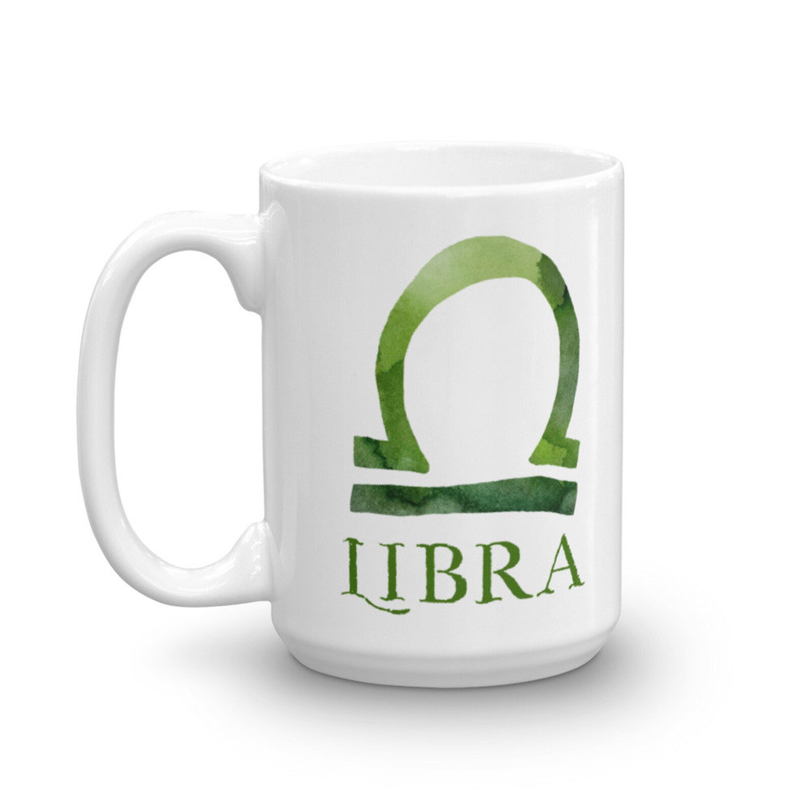 Libra Coffee Mug Zodiac Sign Astrology Gift Green - Etsy