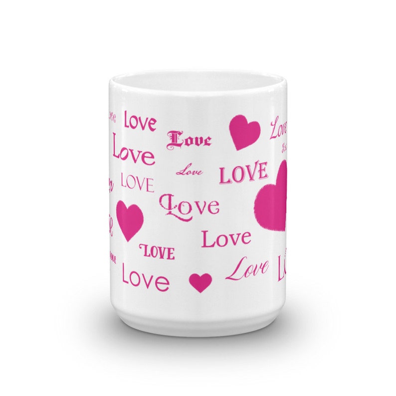 Love Mug Coffee Tea Ceramic Mug Valentines Day Mug Gift for - Etsy
