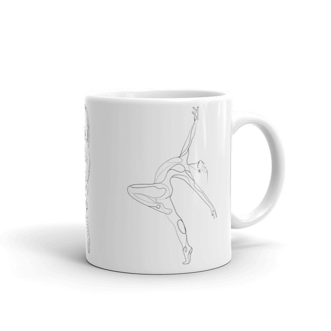 Dance Mug Gift for Dancer Ballet Dancer Mug Ballet Coffee Mug Modern ...
