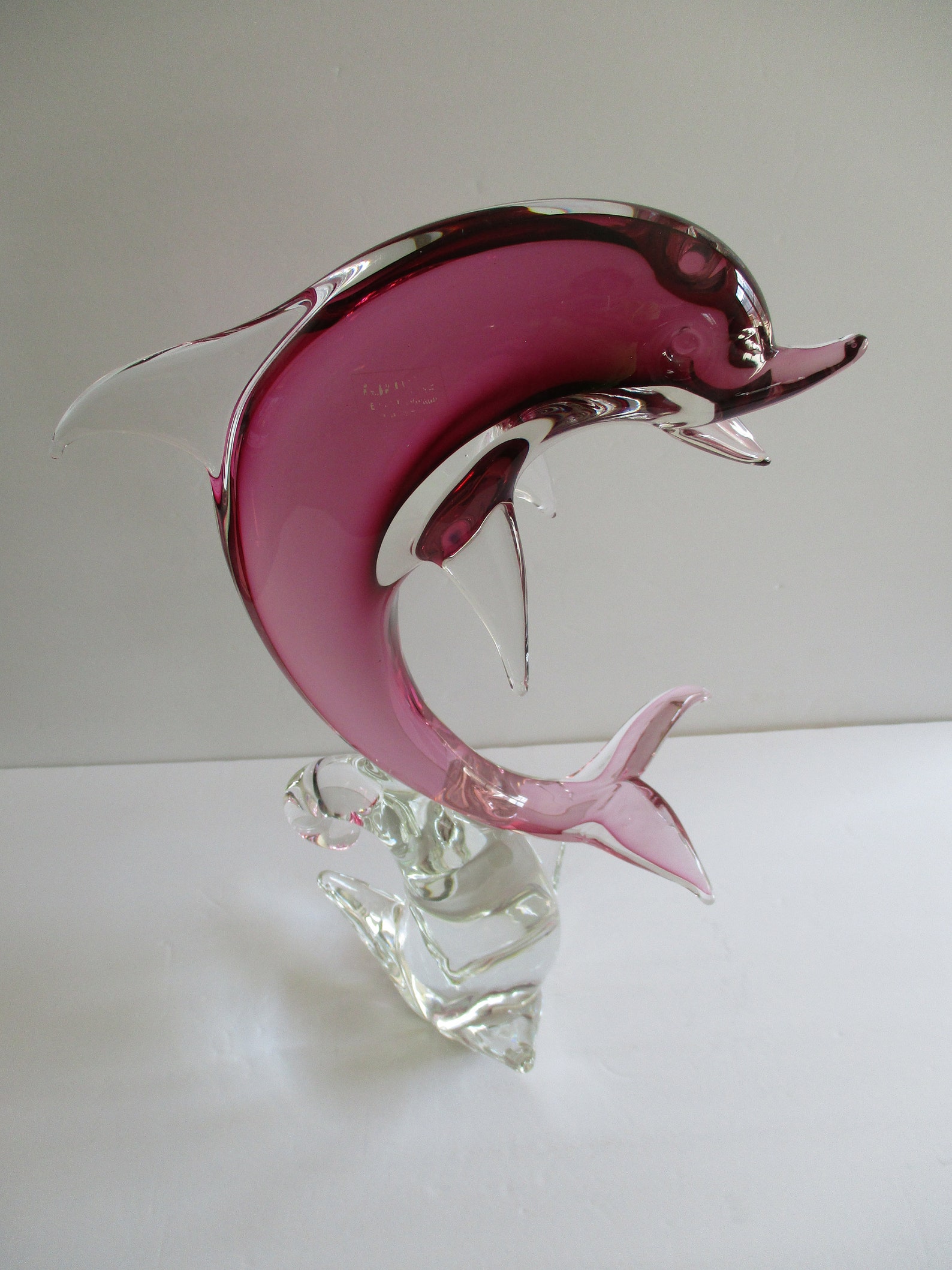 Vintage Murano Dolphin Hand Made in Murano Italy Formia Vetri Di Murano ...