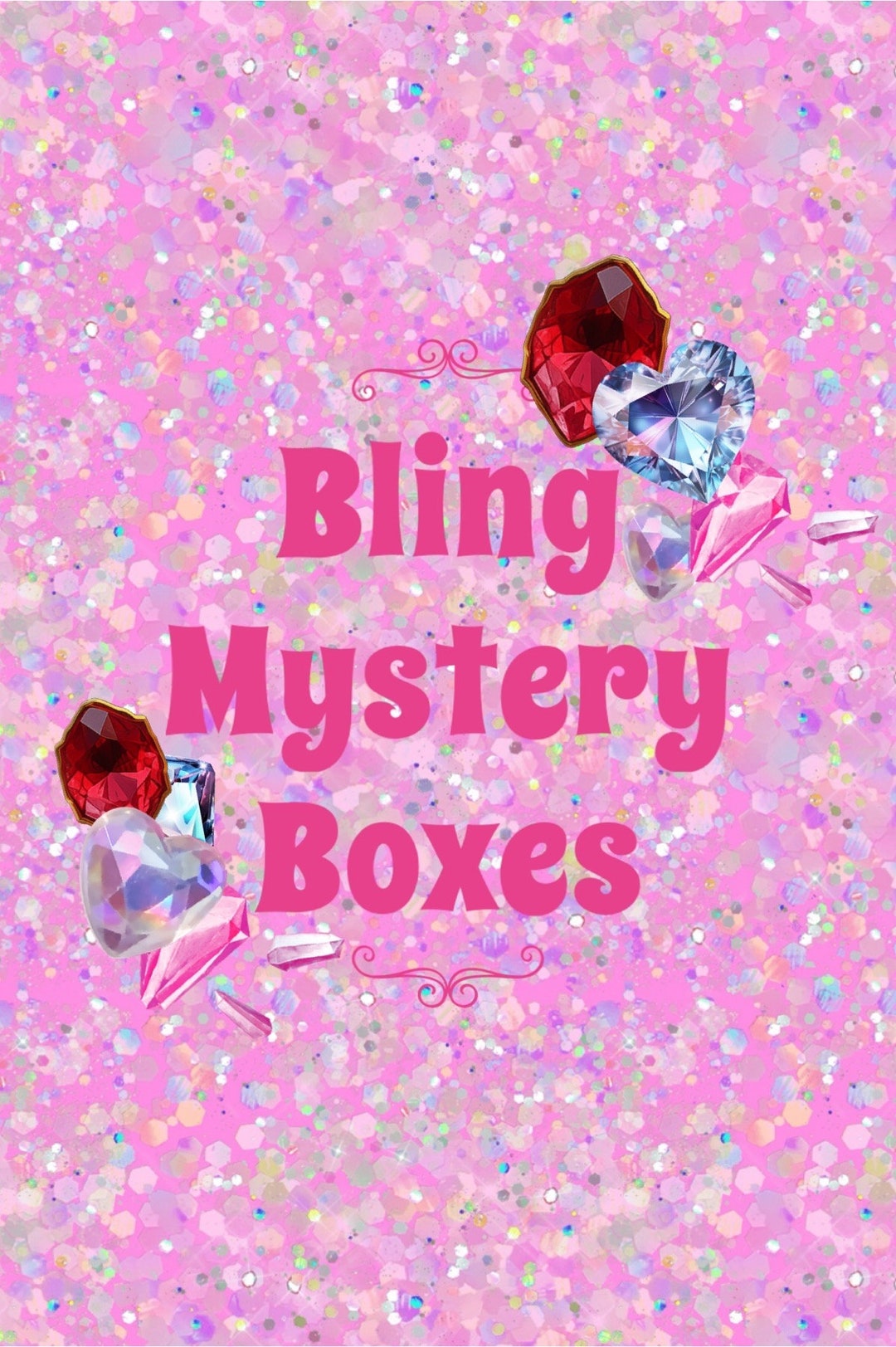 Glamorous Mystery Box, Jewels, Embellishments, Craft Supplies, Bling - Etsy