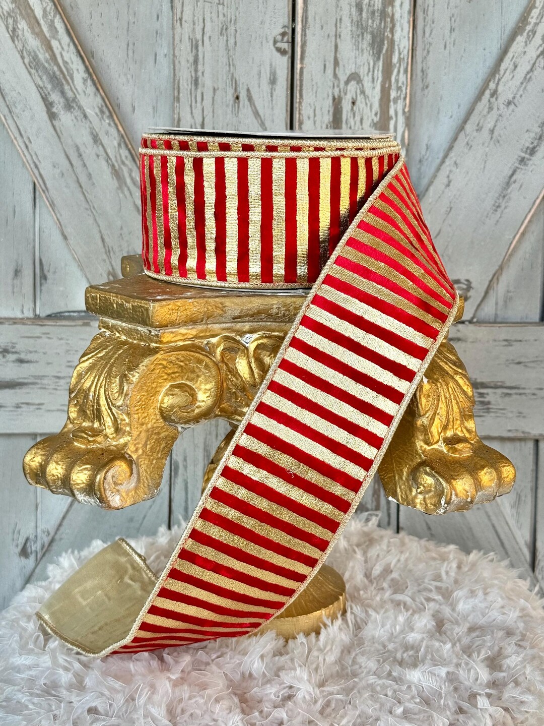 10 Yards, Luxury Ribbon, David Christopher Ribbon, Christmas Ribbon ...