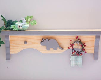 Dinosaur shelf | Etsy