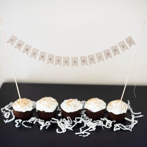 Mini “congratulations” Paper Bunting, Personalized Party Garland ...