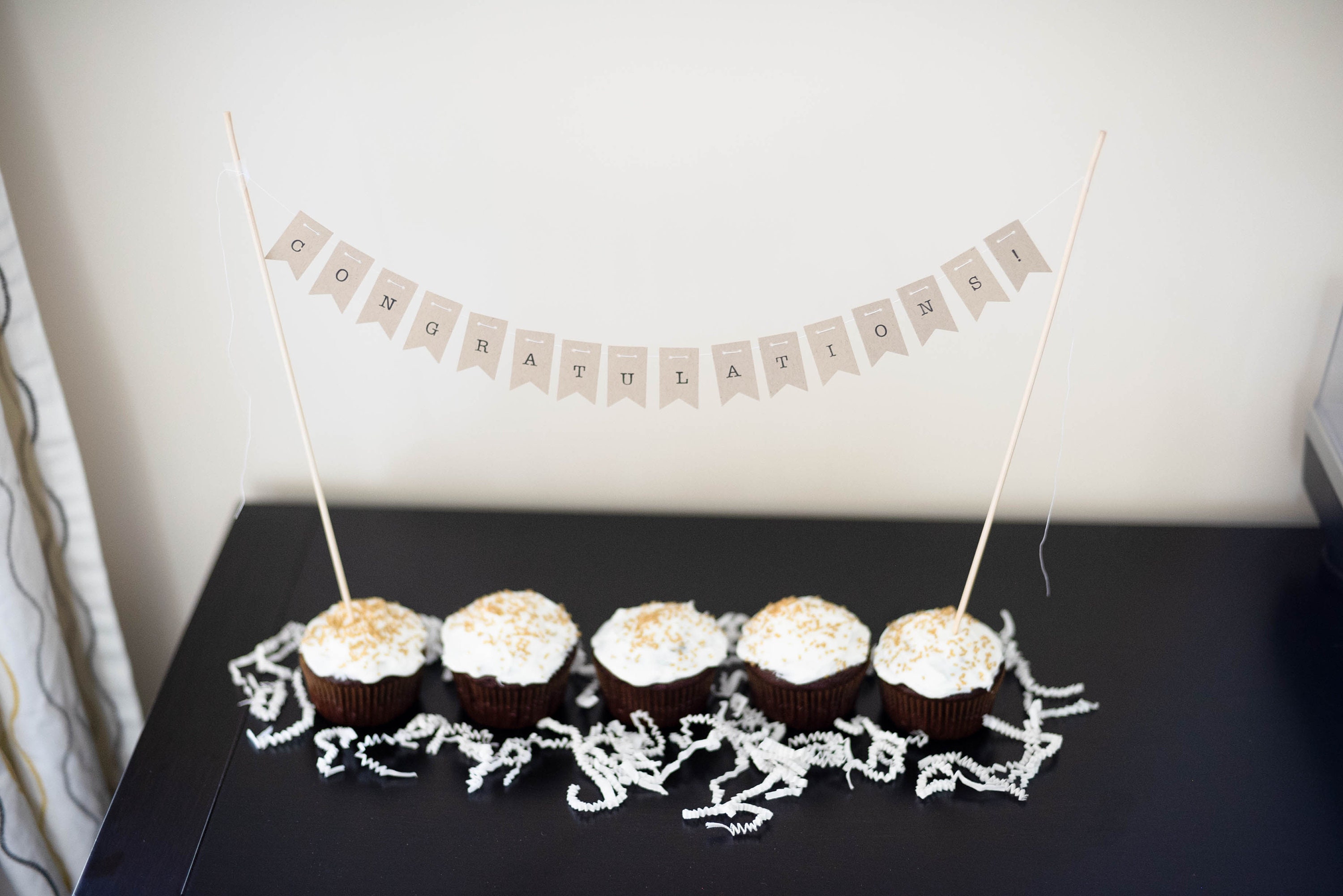 Mini “congratulations” Paper Bunting, Personalized Party Garland ...