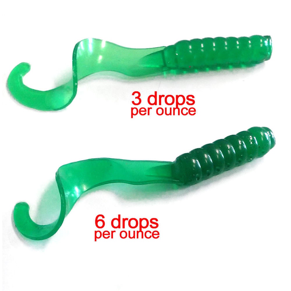 1 Oz. SEA GRASS GREEN Liquid Color for Making Plastic Fishing - Etsy