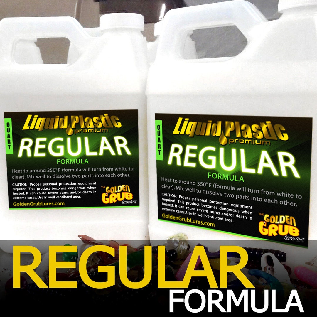 Premium 1 Quart REGULAR Formula LIQUID PLASTIC Plastisol Fishing Worms ...