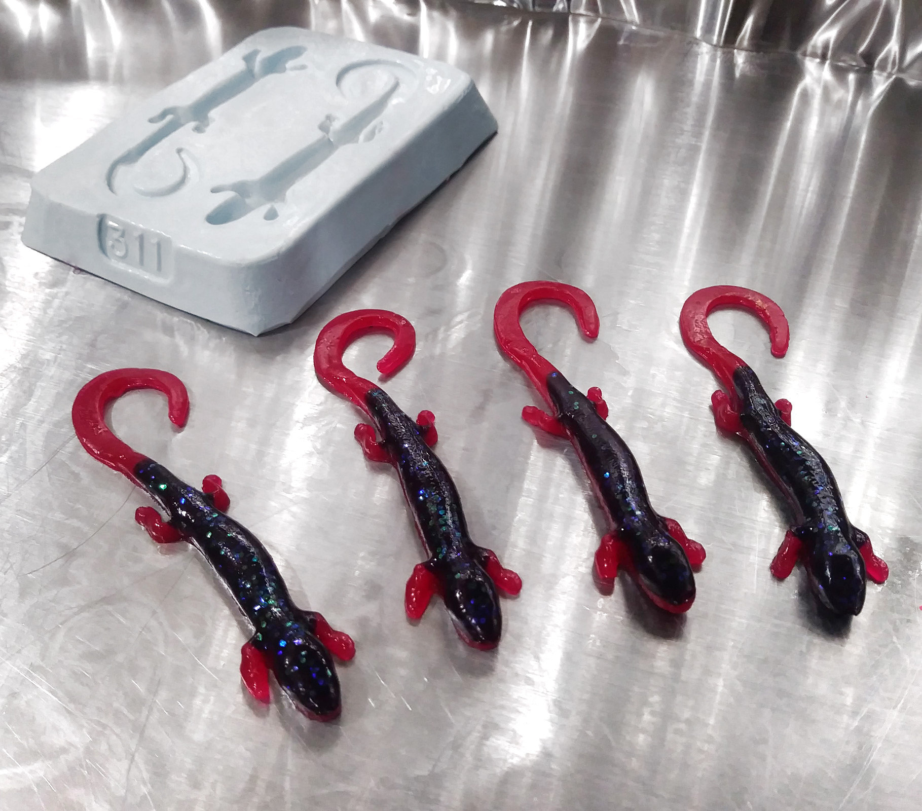 NEW Liquid Plastic SUPER STARTER Set Lizard Salamander Mold Kit ...
