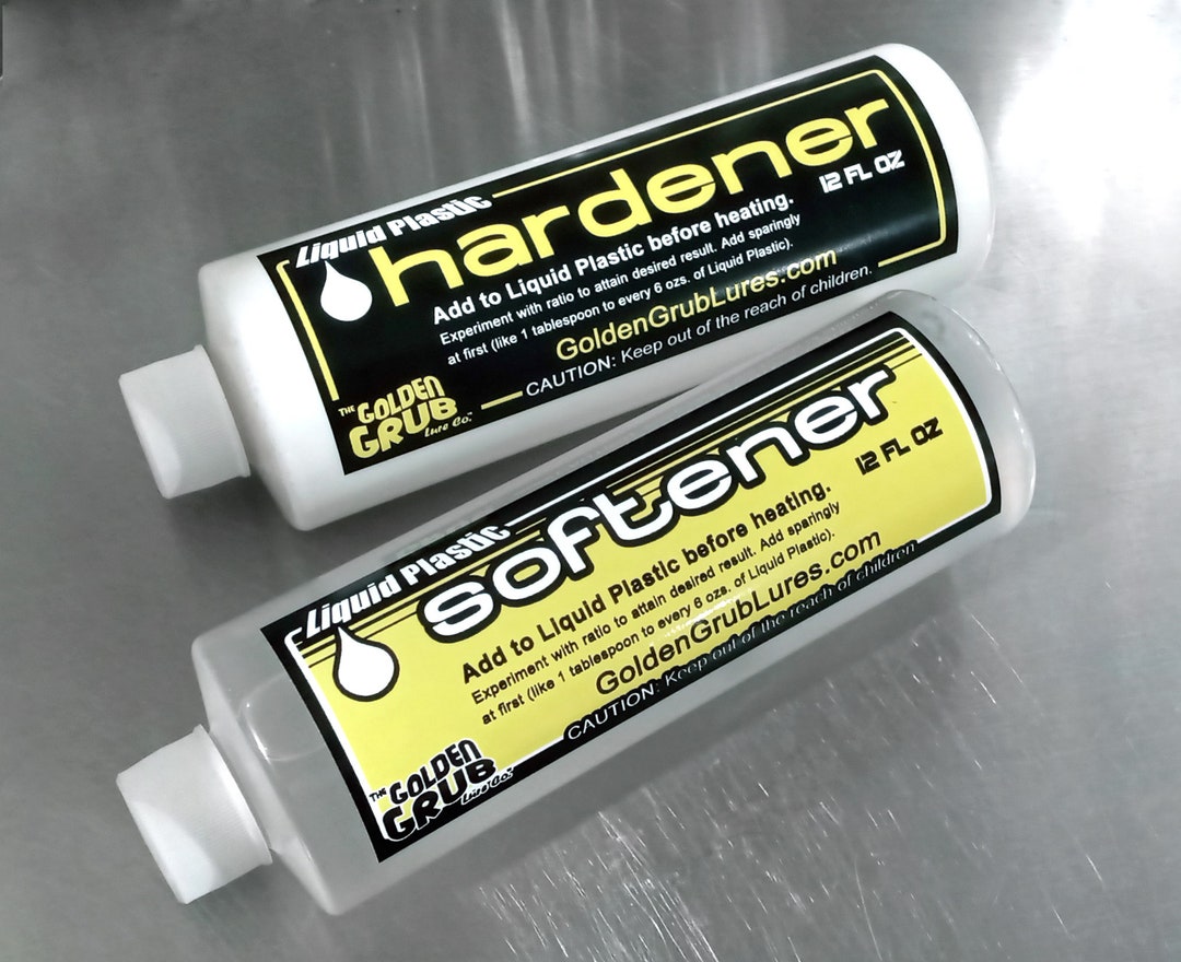 HARDENER & SOFTENER Twin Pack Liquid Plastic Plastisol Fishing Soft Baits - Etsy