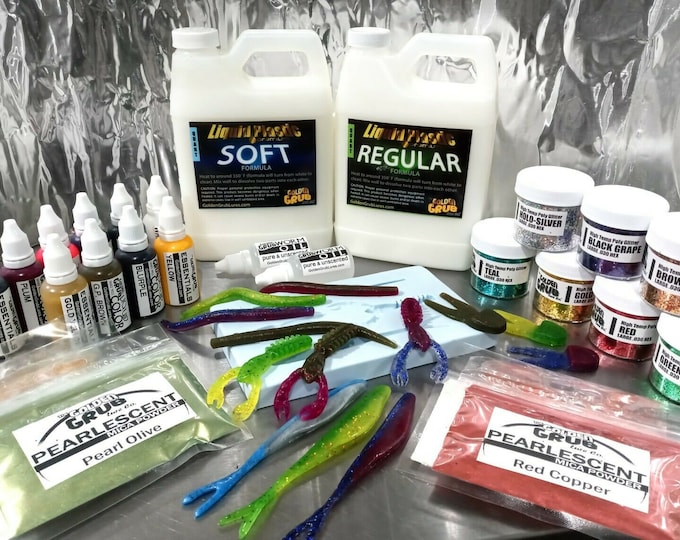 NEW Liquid Plastic SUPER STARTER Set - Swimbait - 3 Cavity Mold ...